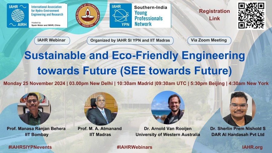 Summary of IAHR Webinar on Sustainable and Eco-Friendly Engineering ...