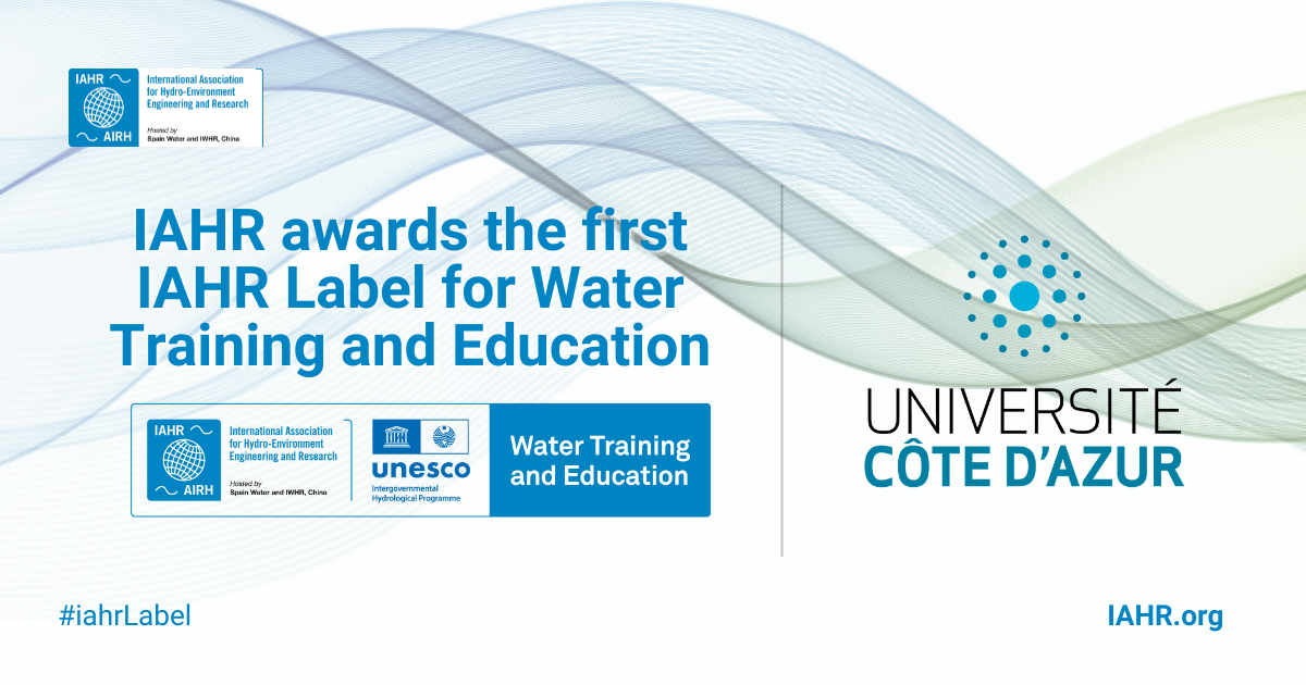 IAHR awards the first IAHR Label for Water Training and Education to ...