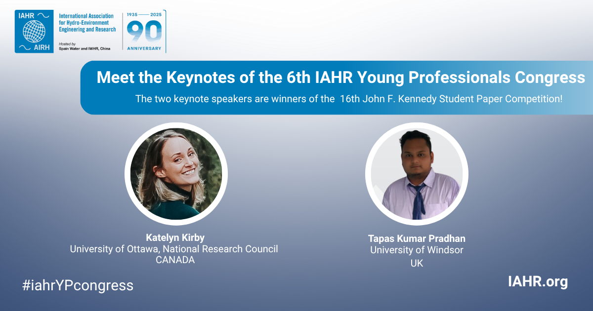 Keynotes Speakers of the 6th IAHR Young Professionals Congress Announced!
