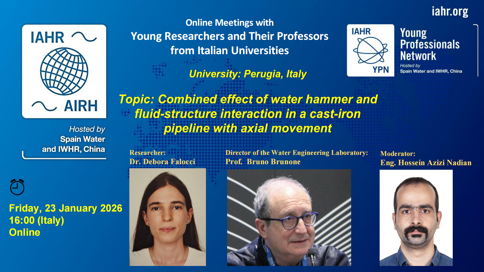 Webinar on Combined effect of water hammer and fluid-structure ...